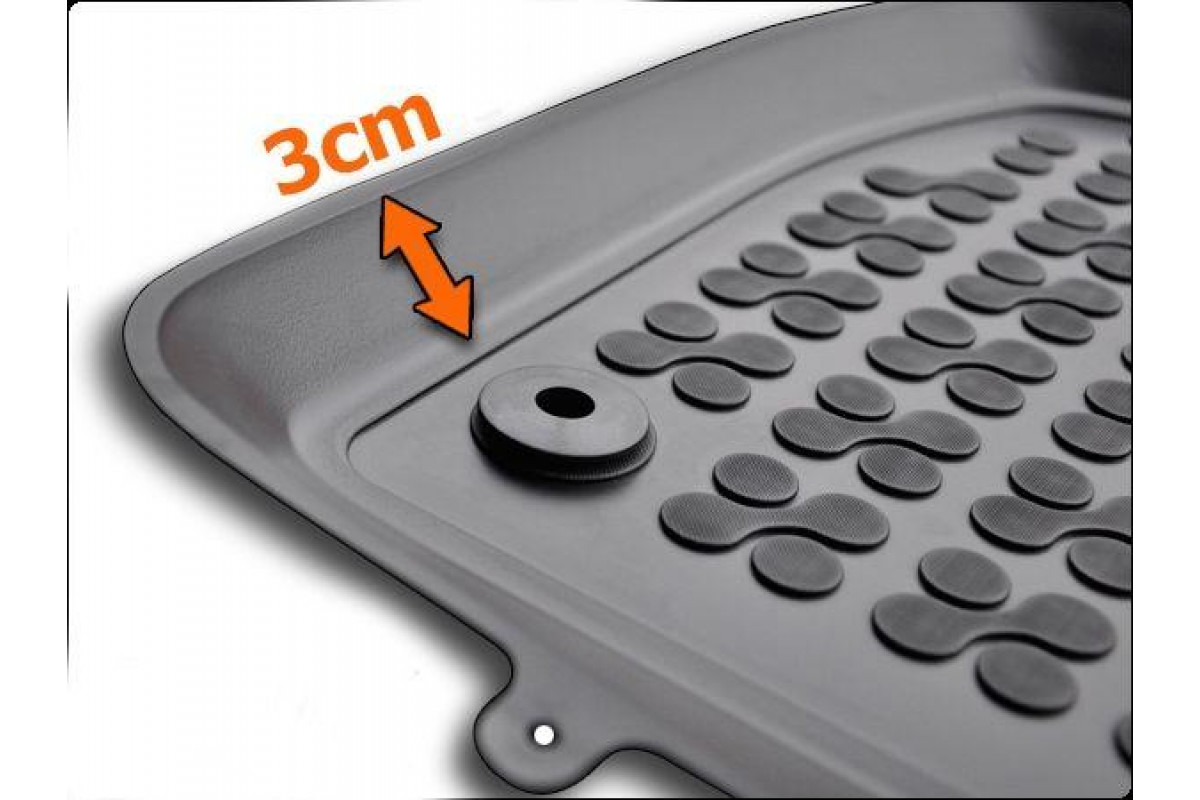 Rezaw-Plast Rubber Trunk Mat for Kia Optima 2015-2019 Black